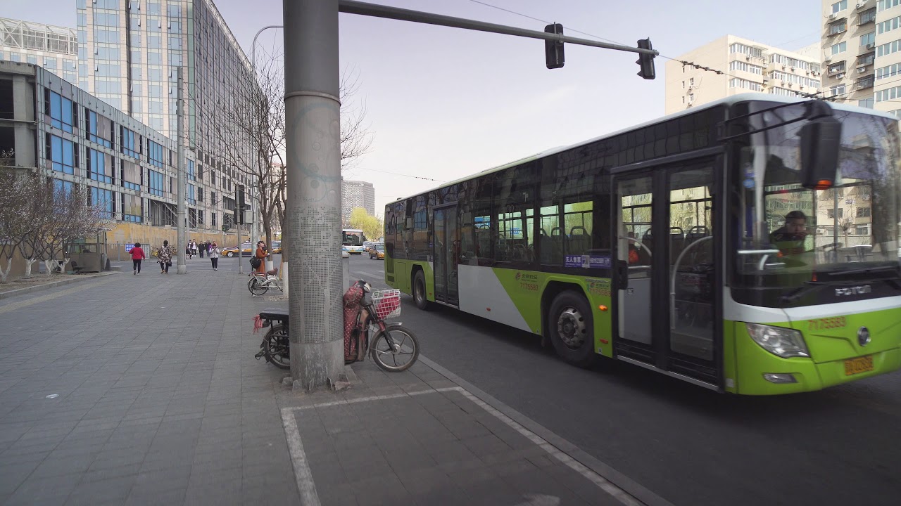 China, Beijing, walking in Dongzhimen - YouTube