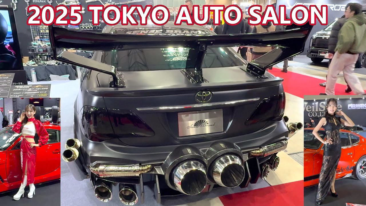 2025 TOKYO AUTO SALON JDM STANCE CUSTOM CAR 東京オートサロン 2025 世界最大級のカスタムカーの ...