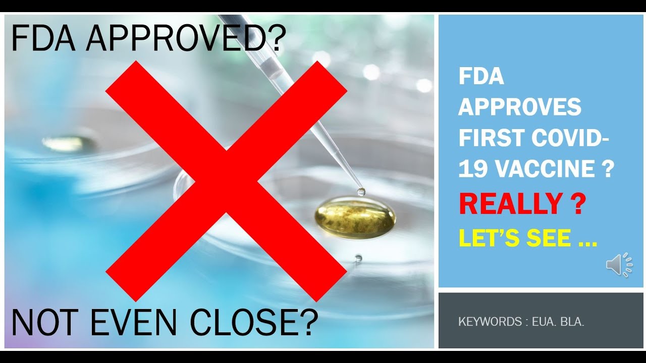 FDA authorized a biologic license application under the EUA - YouTube