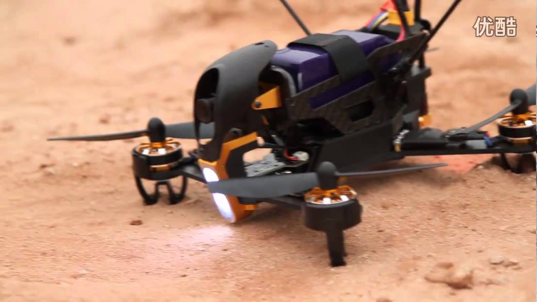 Walkera F210 FPV RC クアッドコプター DEVO 7 送信機/OSD/GPS/ 700TVL SONY カメラ - YouTube