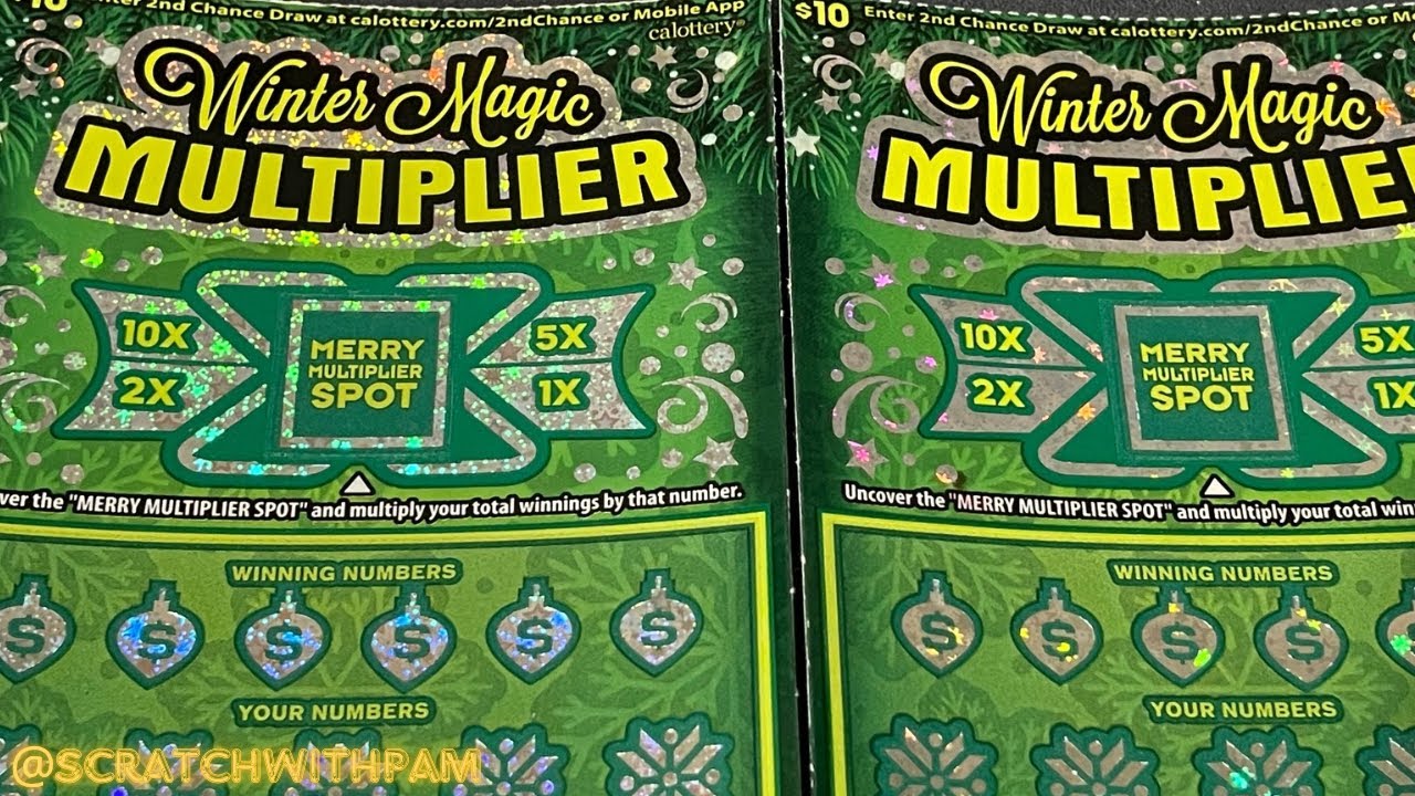 Winter Magic Multiplier‼️ #lottery #scratchcards #scratchofftickets # ...