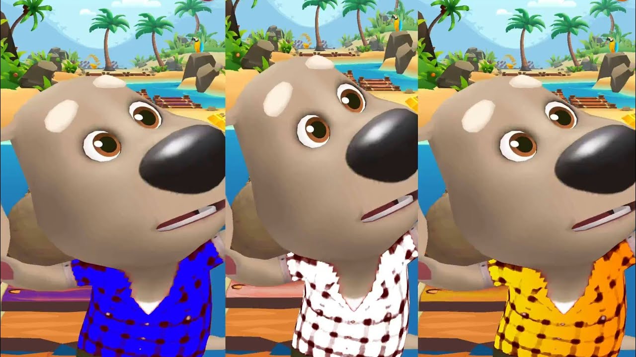 Talking Tom Gold Run Ben Unlock Three New Outfit - YouTube