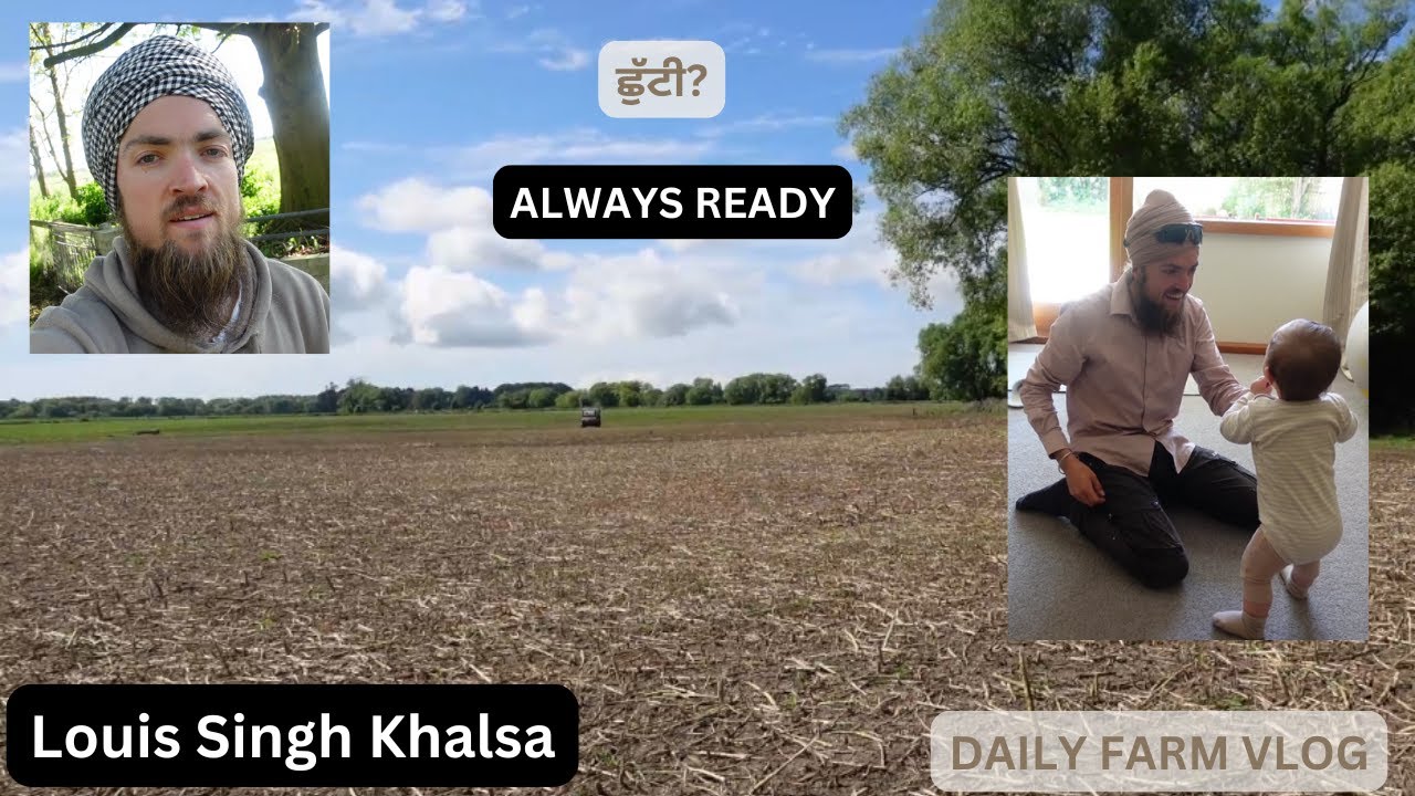ਕੰਮ 'ਤੇ ਛੁੱਟੀ | DAY OFF AT WORK 😂 | DAILY FARM VLOGS | LOUIS SINGH ...