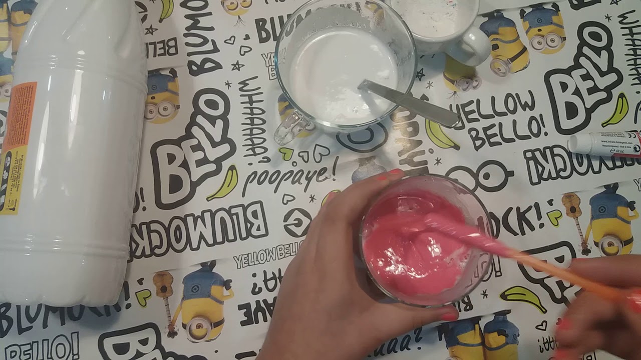 Slime avec lessive en poudre ( partie 1) 😍😍 - YouTube