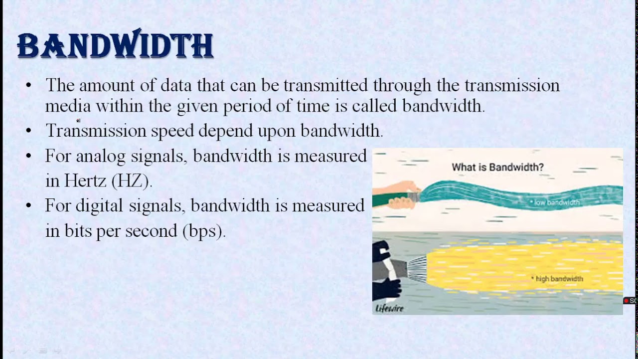 PGC lecture 8 || Bandwidth, Baseband & Broadband - YouTube