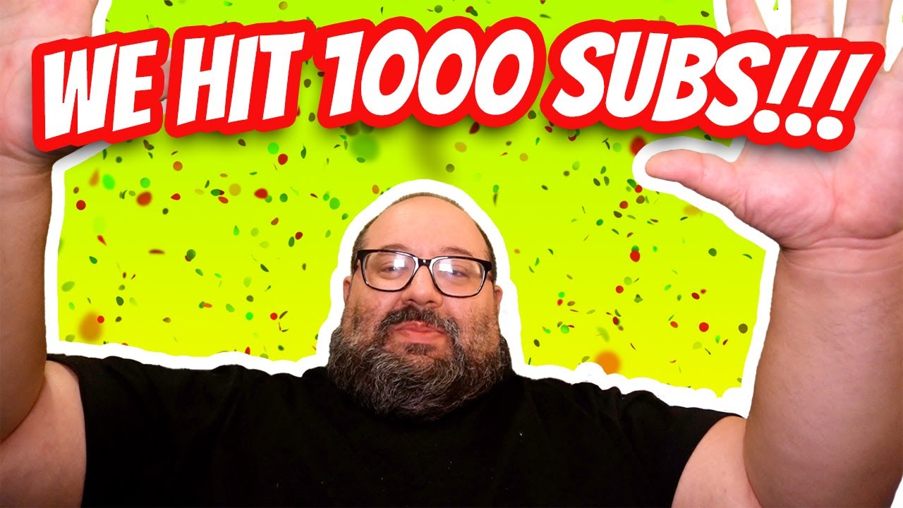 WE HIT 1000 SUBS!!! A MOMENT OF THANKS TO YOU ALL!!! - YouTube