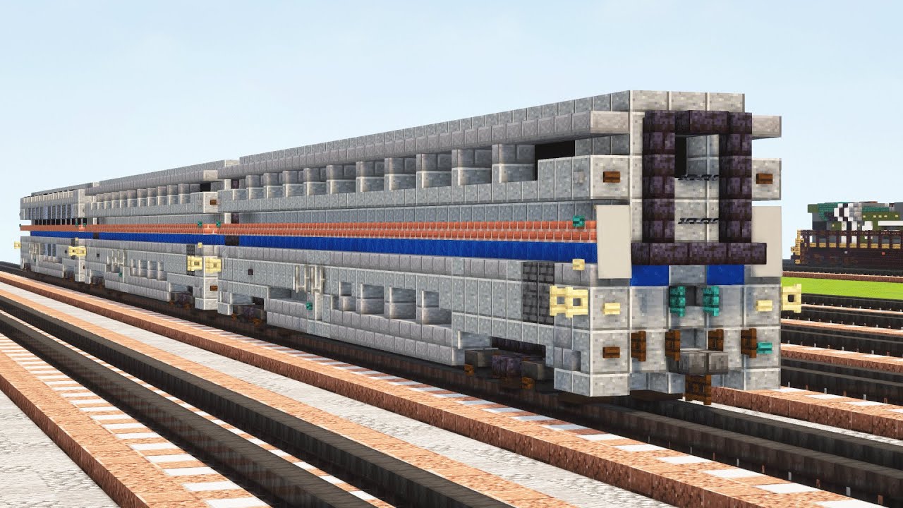 Minecraft Amtrak Superliner I Train Tutorial - YouTube