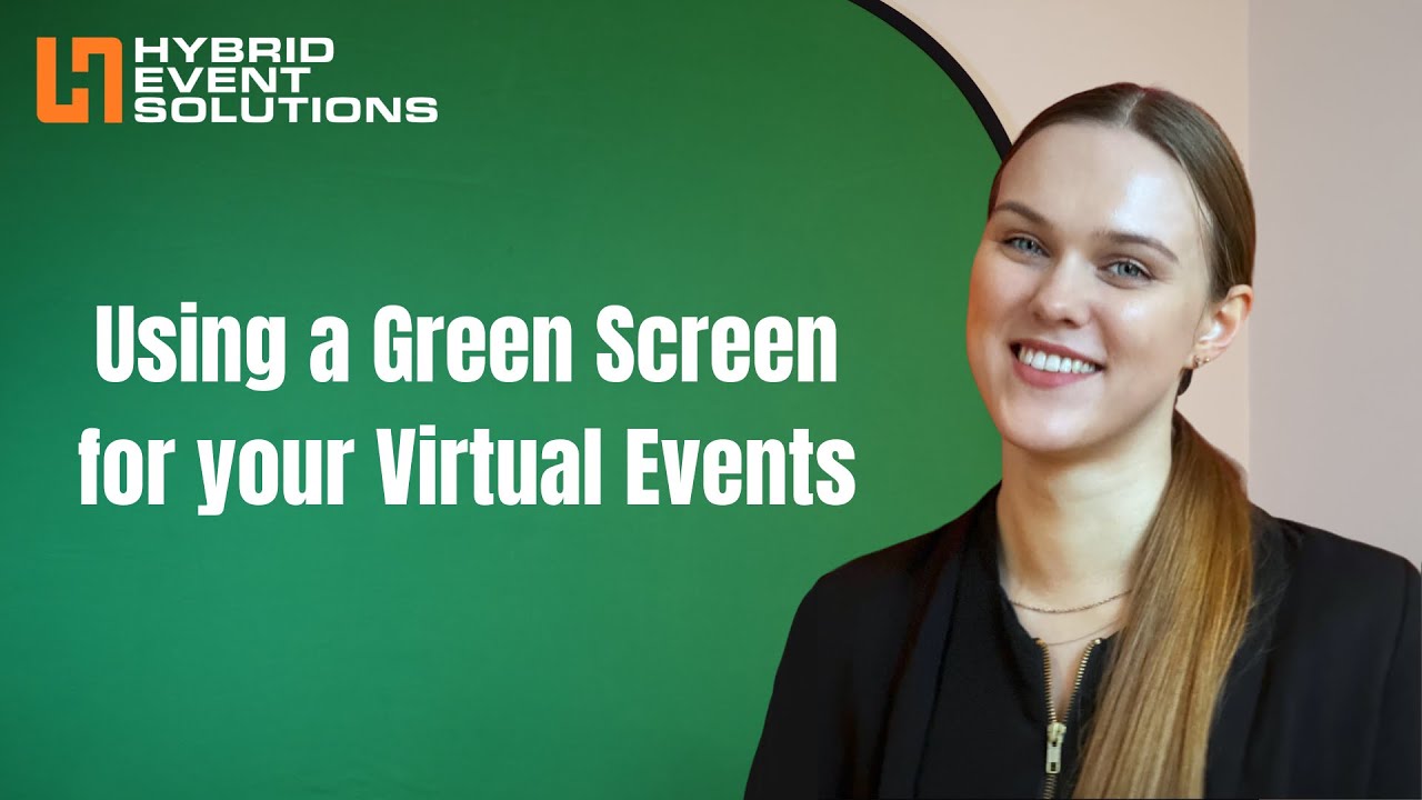 Using a Green Screen for Your Virtual Events - YouTube