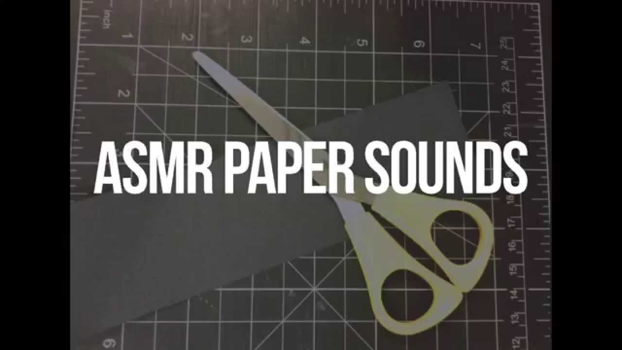 ASMR Paper Sounds (Cutting, Ripping, Rustling, No talking) - YouTube