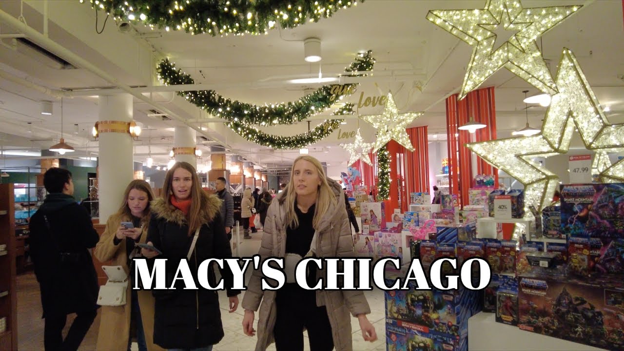 Inside Chicago's Macy's Christmas 2023 🎄 Christmas Tree & Decorations ...