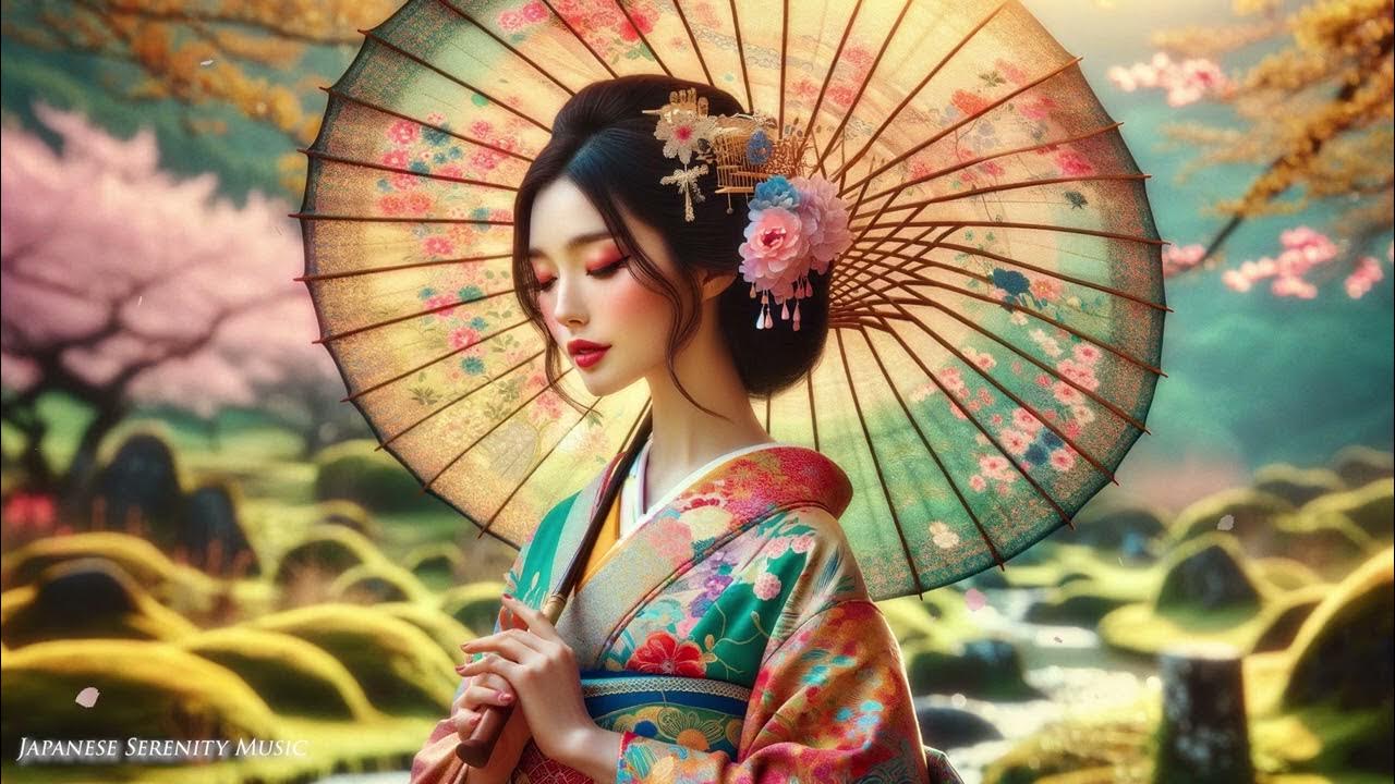 《Traditional Japanese Music》Cherry Blossom Trees and New Beginnings ...