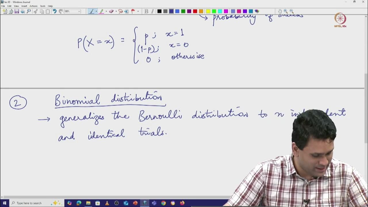 Lec 05 Probability Distributions for Discrete and Continuous Random Variables - YouTube