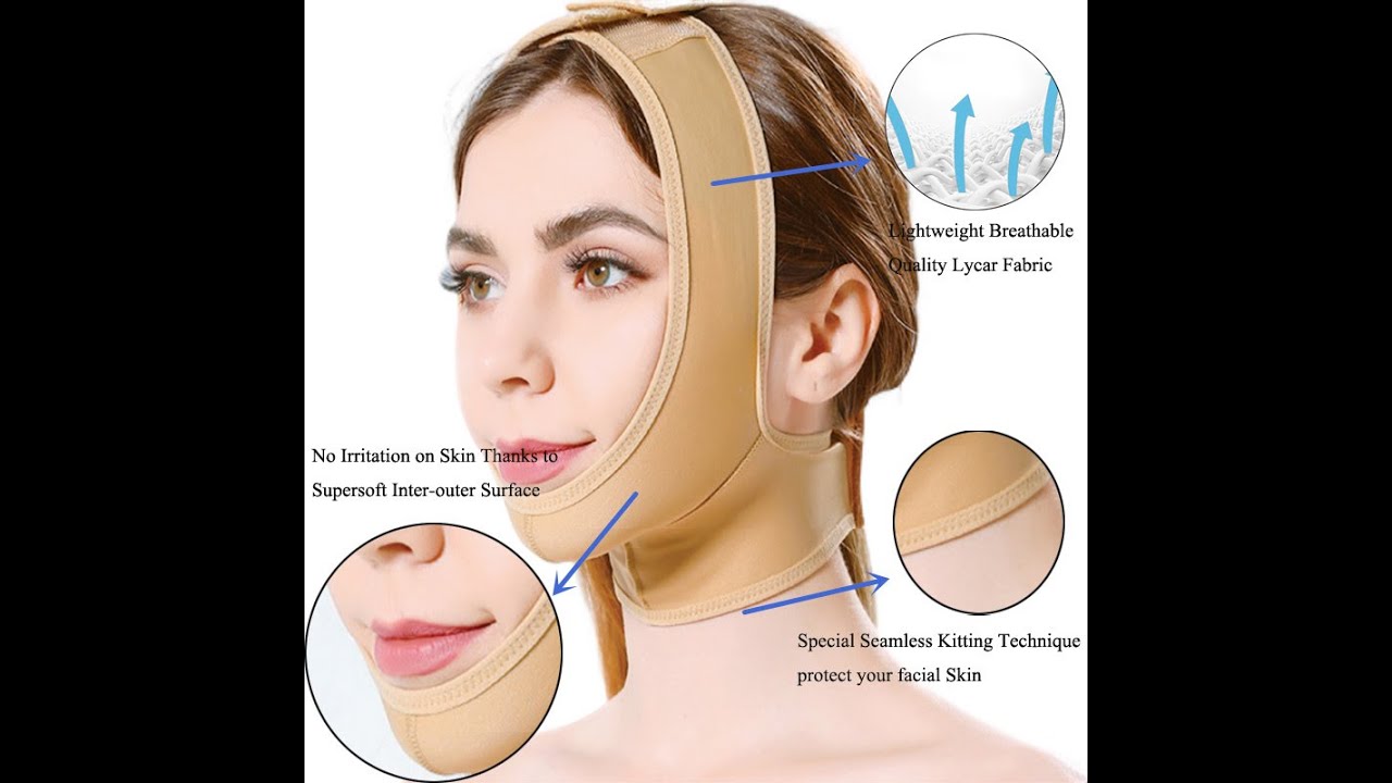 ST606 Post Surgical Chin Strap Bandage for Women Neck and Chin ...