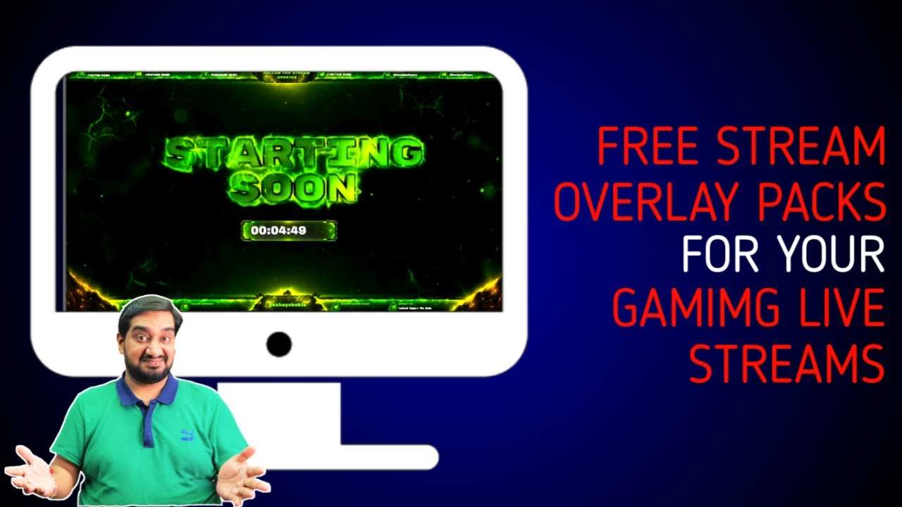 FREE GAMING OVERLAY | STREAM OVERLAY PACK FOR FREE | STREAMERS DIGEST ...