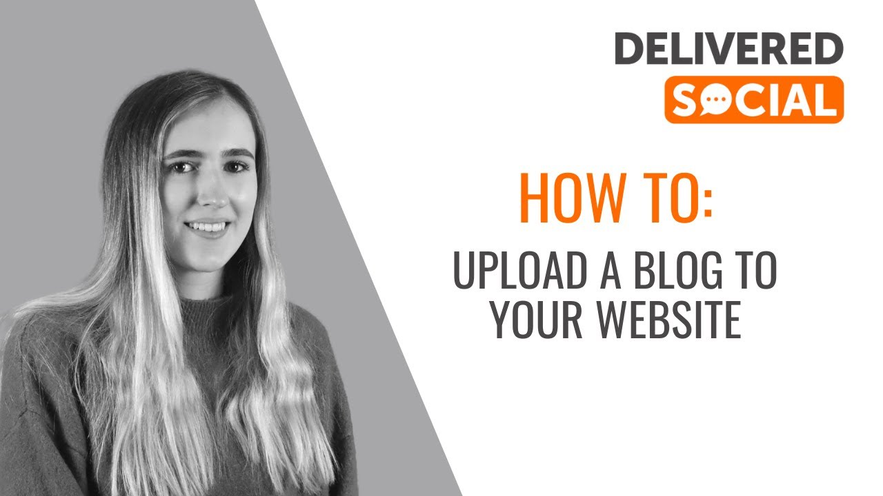 How To: Upload a Blog to your Website - YouTube