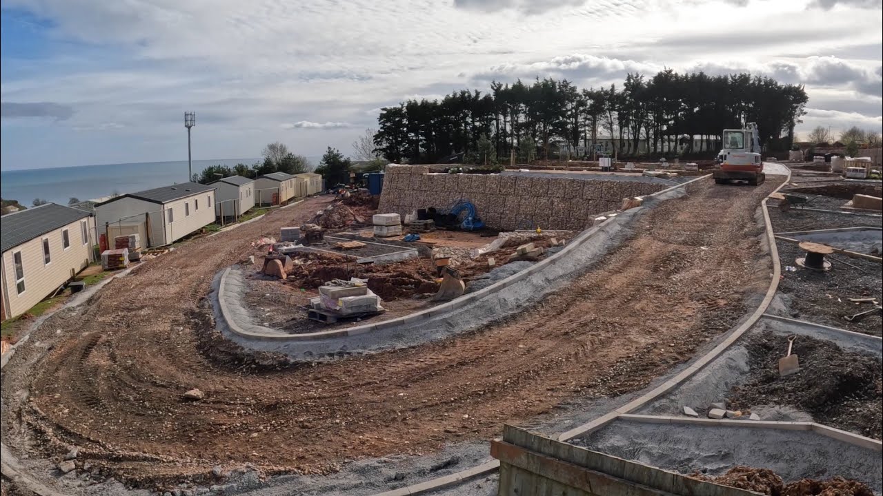 DEVON CLIFFS- New KERBS for the ROAD! 24TH MARCH 2024 - YouTube