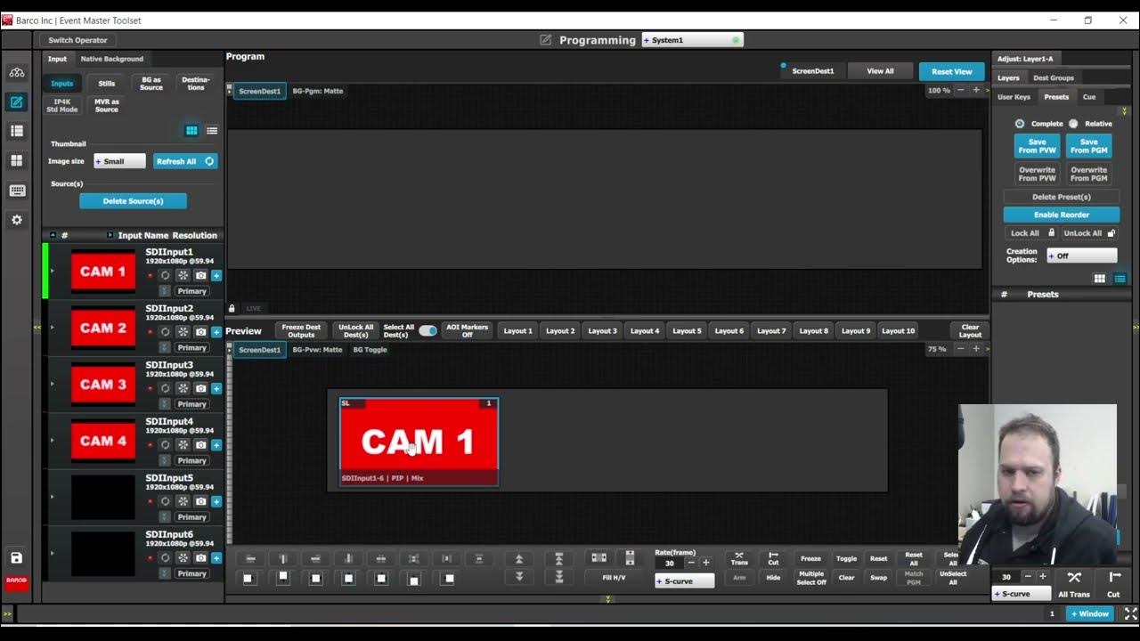 Barco E2 Creating User Keys - YouTube
