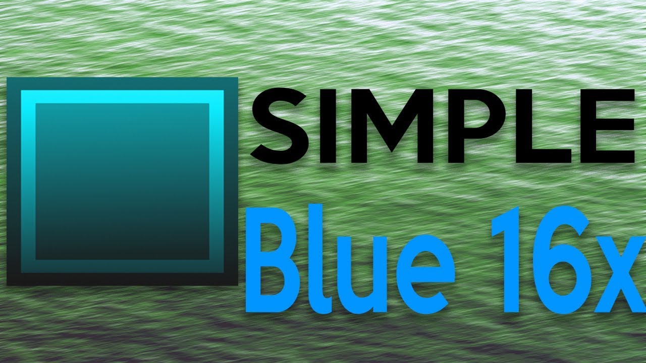 Minecraft PVP Texture Pack Simple Blue 16x-20 by Ryos 1.7.2/1.7.10/1.8 ...