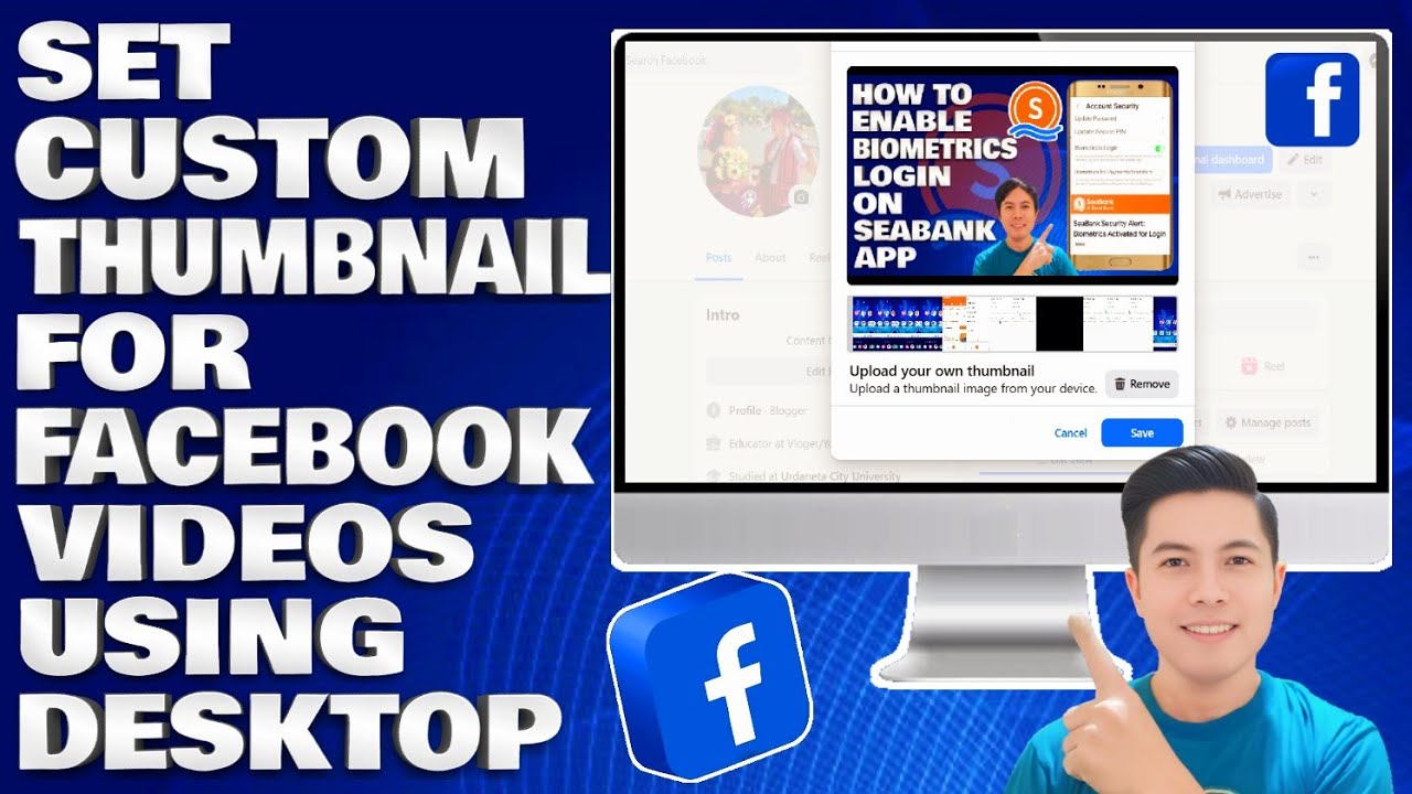 How To Set a Custom Thumbnail For Your Facebook Videos Using Desktop ...