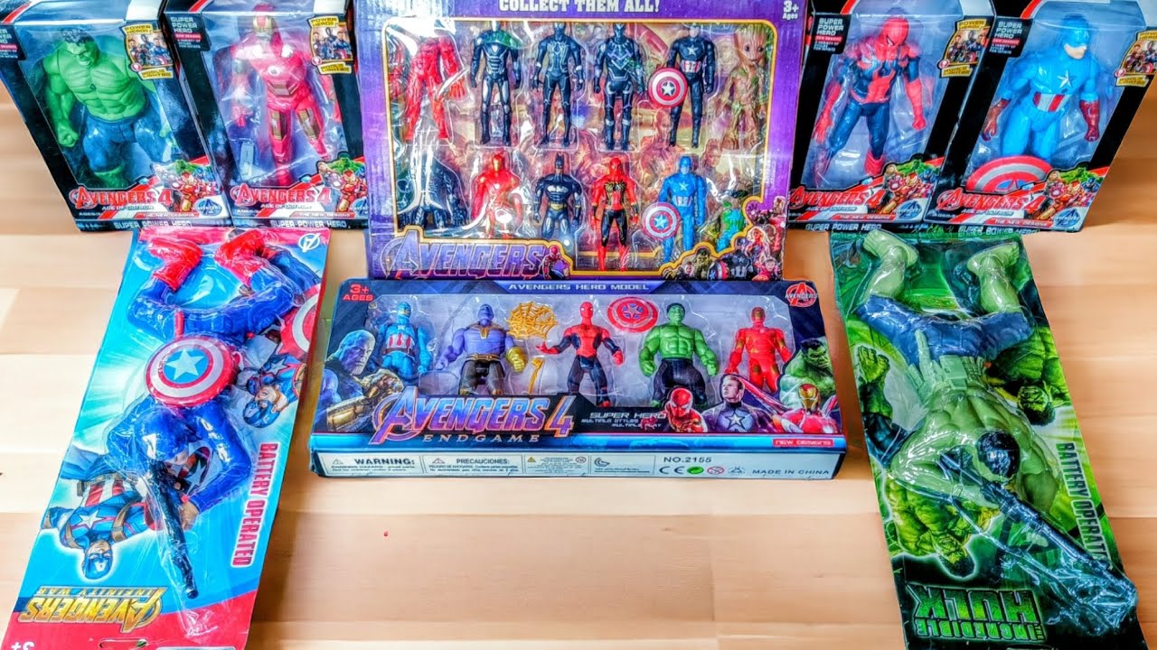 Marvel's Avengers Collection Unboxing Review/Cheap Price/Ironman,Hulk ...