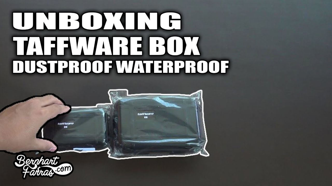 Unboxing Taffware Box Dustproof Waterproof | Membuka Kotak - YouTube