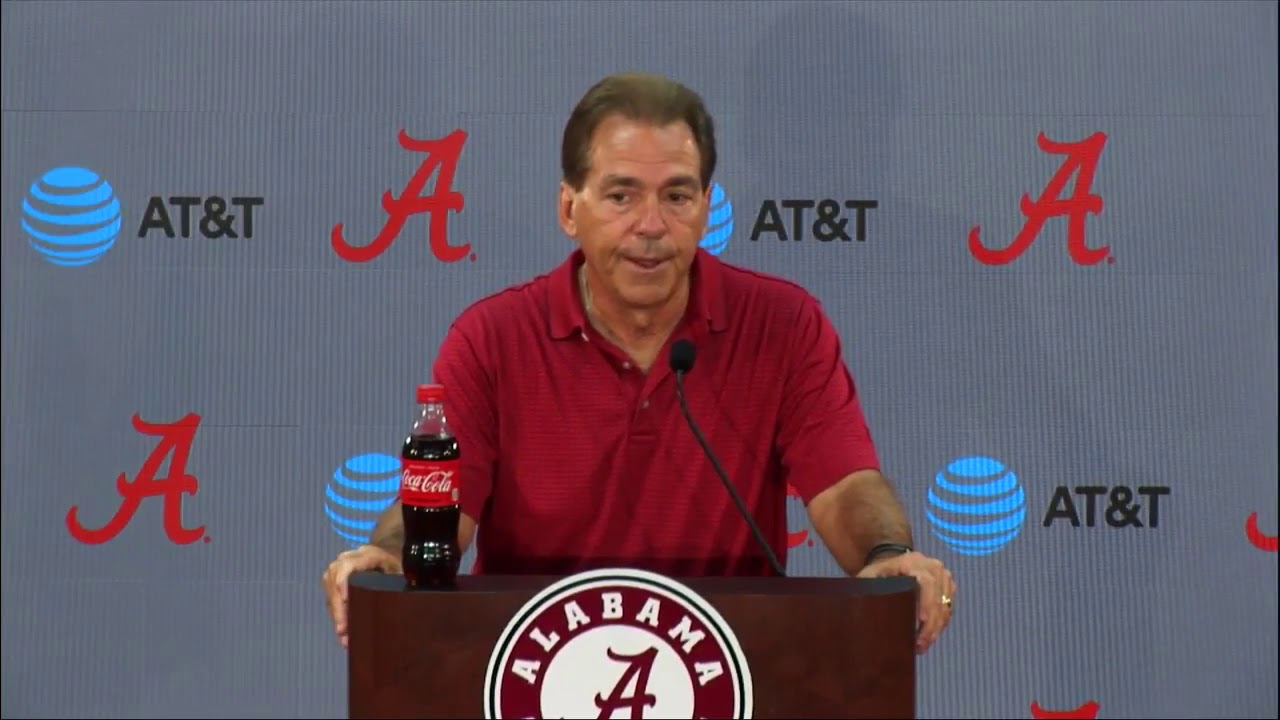 Nick Saban Alabama Press Conference Week 6 vs Arkansas - YouTube