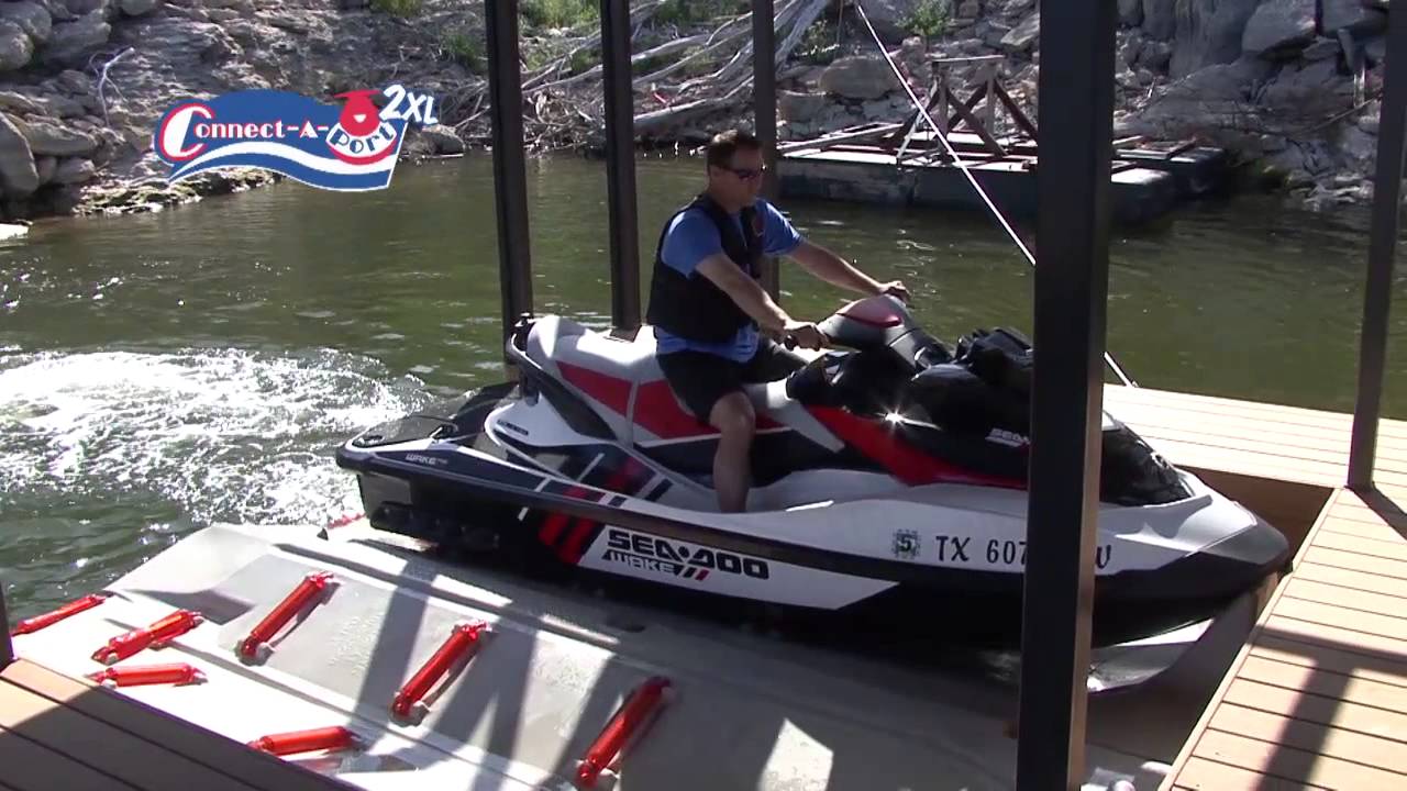 Connect-A-Port2XL Side by Side Docking and Launch - YouTube