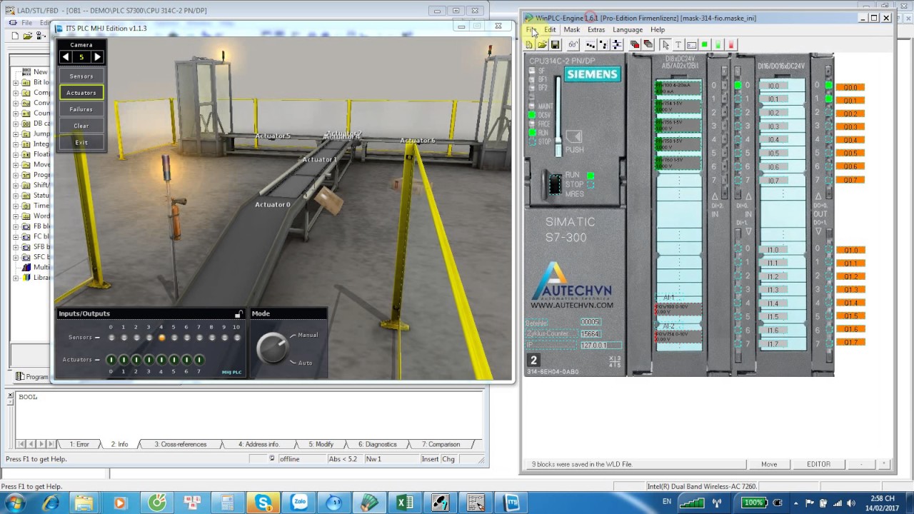 DEMO ITSPLC WINPLC ENGINE - YouTube