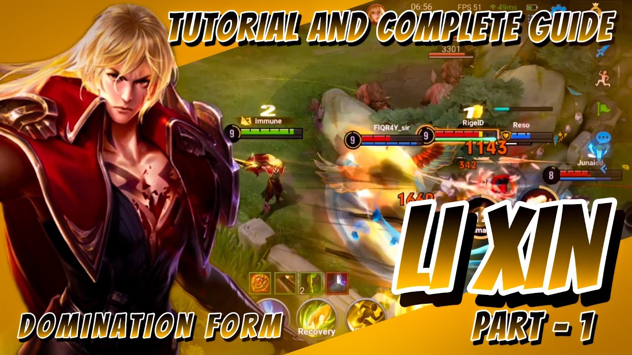 Li Xin Tutorial and Complete Guide | Part - 1 | Domination Form ...