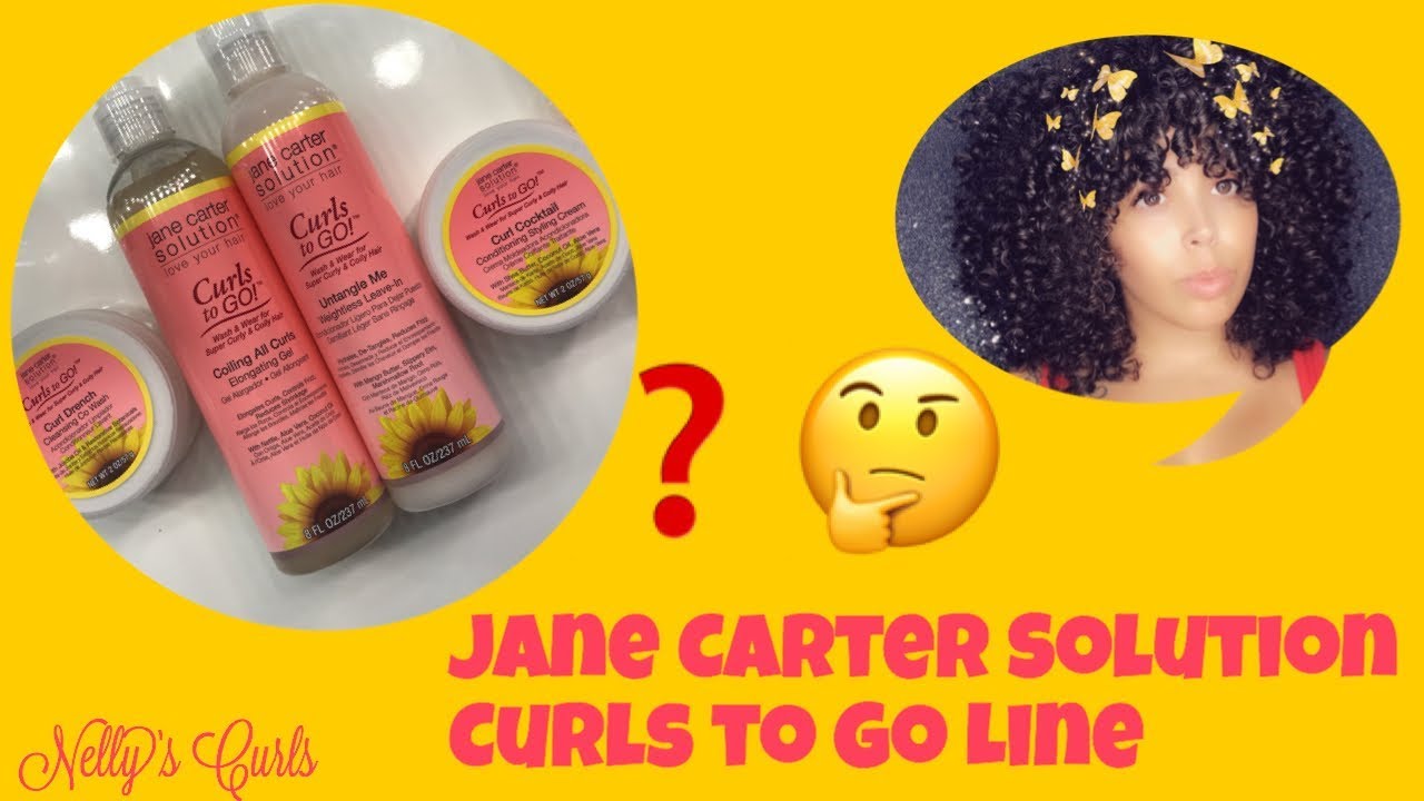 How to style curly hair with Jane Carter Solution Curls to Go line ...