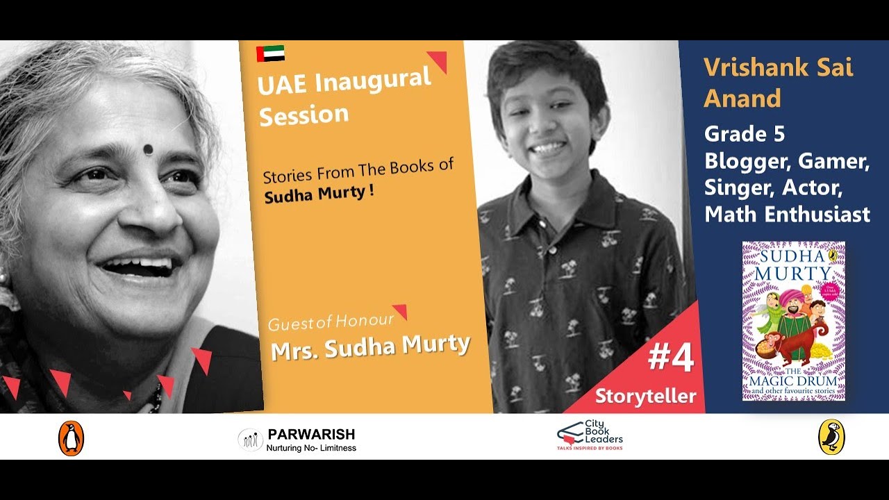 CBL UAE Session | From The Books Of Sudha Murty | ft. Vrishank Sai ...