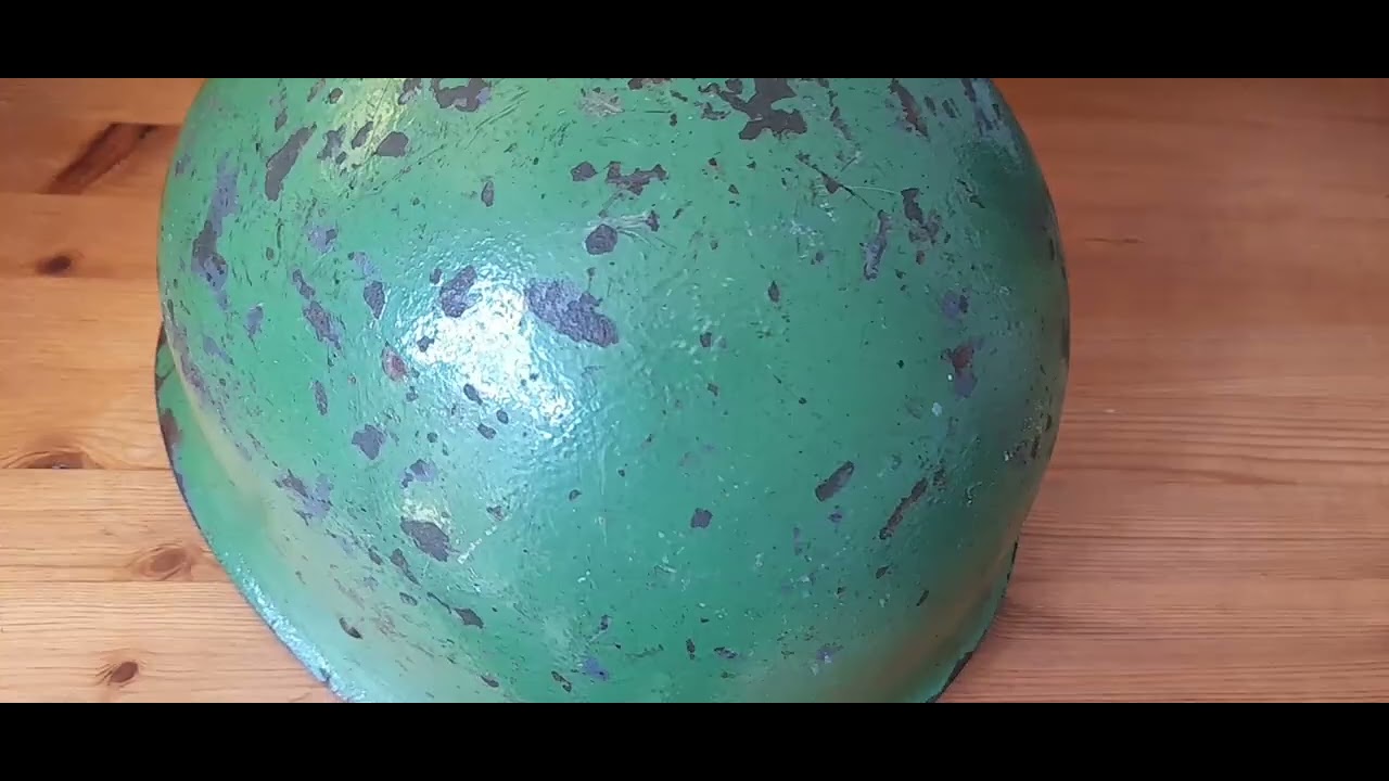 FOREST GREEN BUNDESWEHR M62 HELMET - YouTube