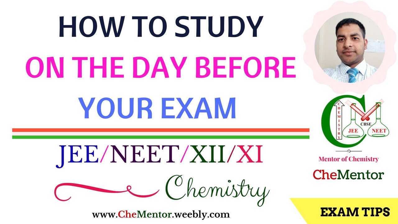 How to study on the day before your exam - YouTube