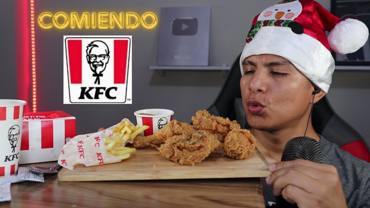 COMIENDO KFC - ASMR MUKBANG - YouTube