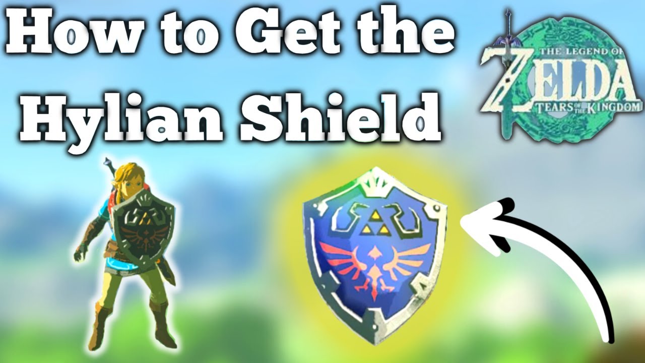 How to get the HYLIAN SHIELD EASILY in TOTK - YouTube