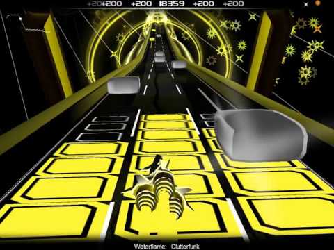 CLUTTERFUNK (Waterflame) - Audiosurf - YouTube