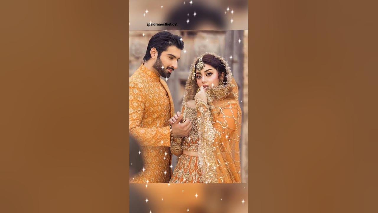 Alizeh Shah And Muneeb Butt 💫beautiful 💕orange Bridal Look Voice Urdu