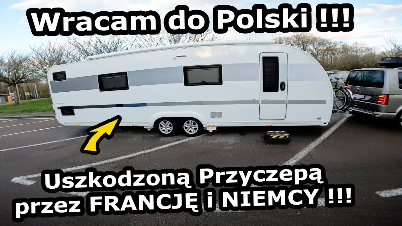 Transportuję Przyczepę do Polski !!! - MANDAT we Francji za Prędkość ...