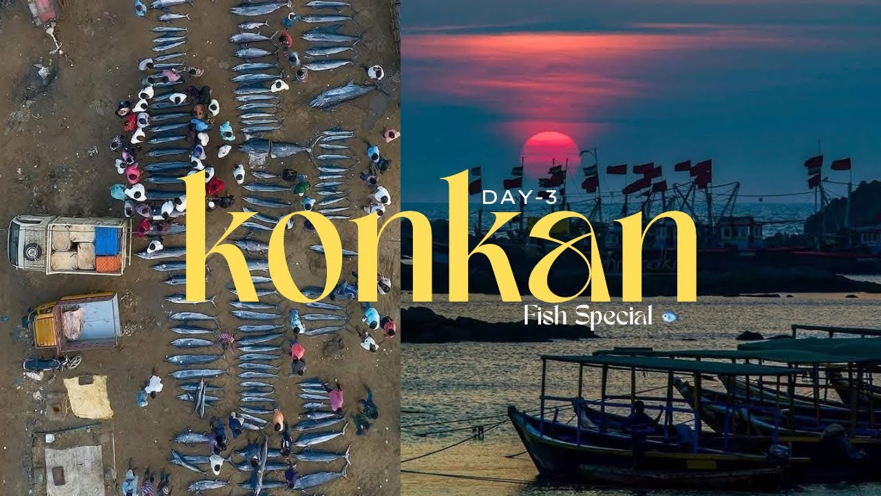 KONKAN VLOG DAY -3 FISH SPECIAL | KUNKESHWAR BEACH | #konkanvlog # ...