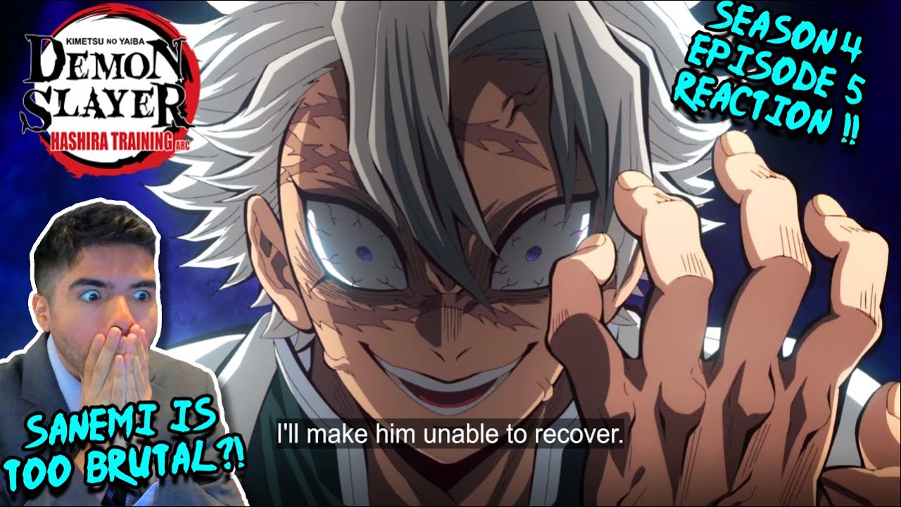 SANEMI'S BRUTAL TRAINING?! | Demon Slayer Season 4 Episode 5 REACTION ...