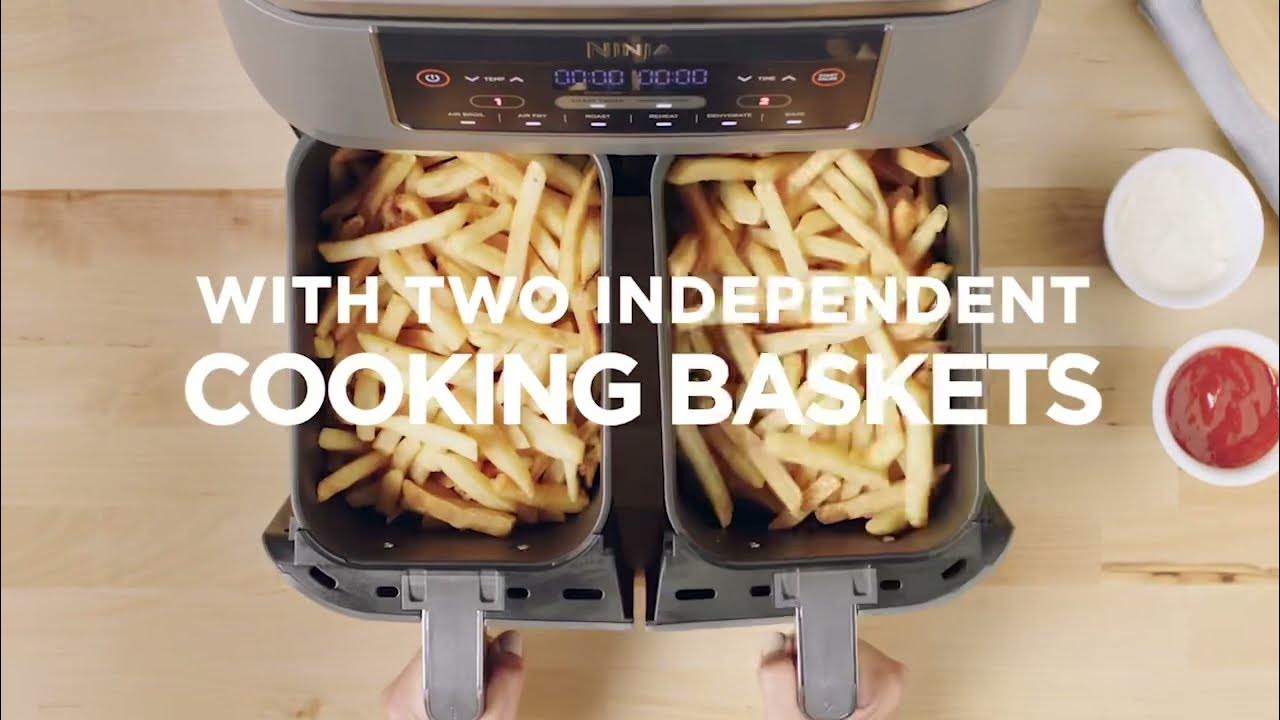 Ninja Foodi Dualzone Airfyer - Cook 2 foods, 2 ways, finish at the same time - YouTube