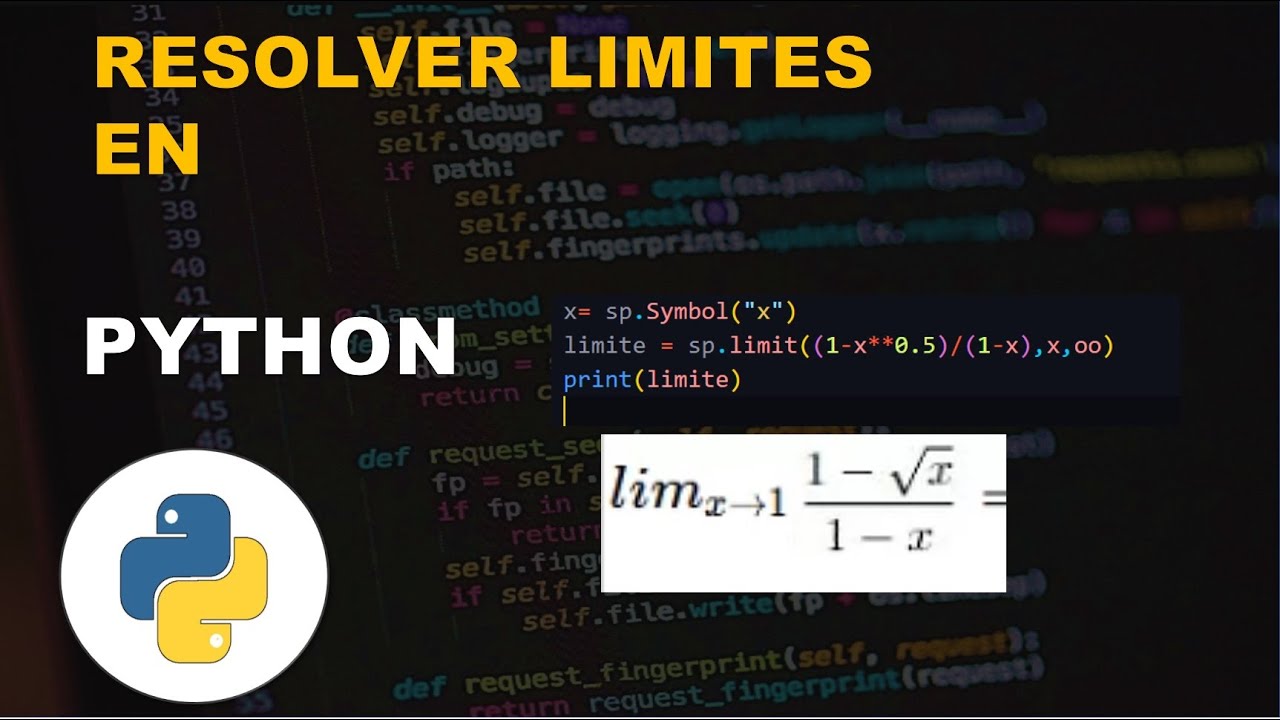 RESOLVER LIMITES EN PYTHON📚📒 - YouTube