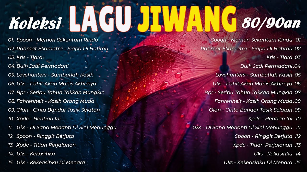 Kompilasi Lagu Jiwang 80-90an 🌹 Slow Rock Malaysia Sepanjang Masa - YouTube