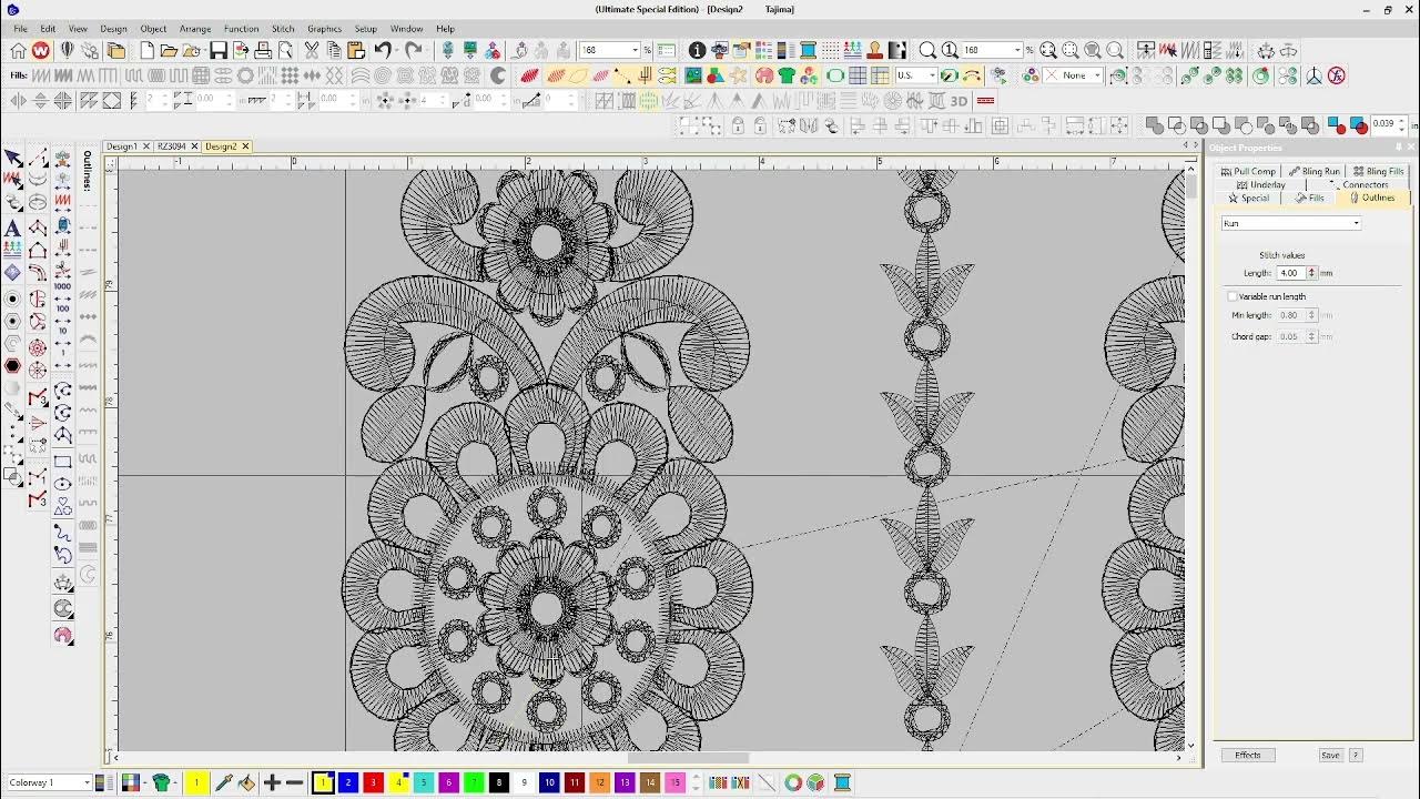 Afgani Design Complete Traveling single colour Wilcom Embriodery Software E4.2 Registered - YouTube