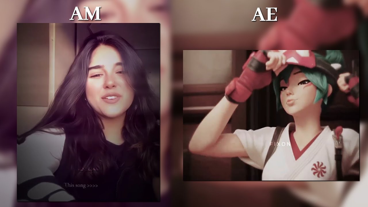 Ae Vs Am PRESET | Decapotable Edit 🥰 | Alight motion Tutorial | IG ...