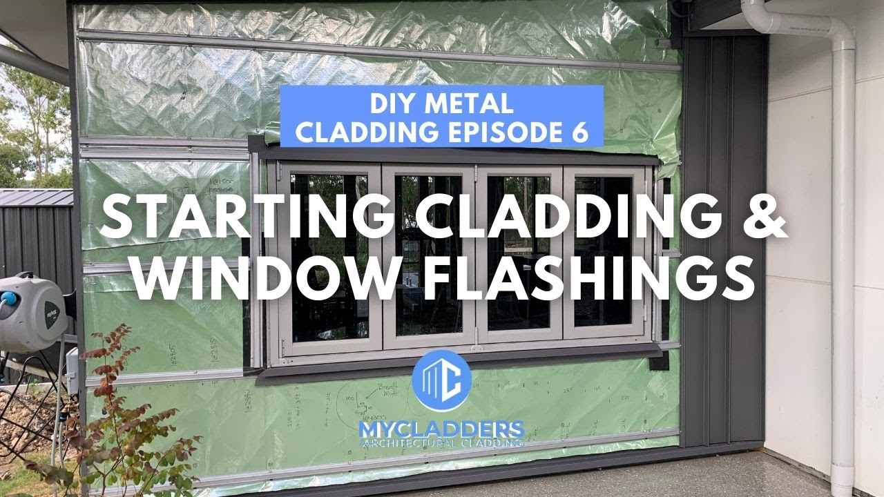 Part 6 How to Colorbond Wall Cladding brisbane - YouTube