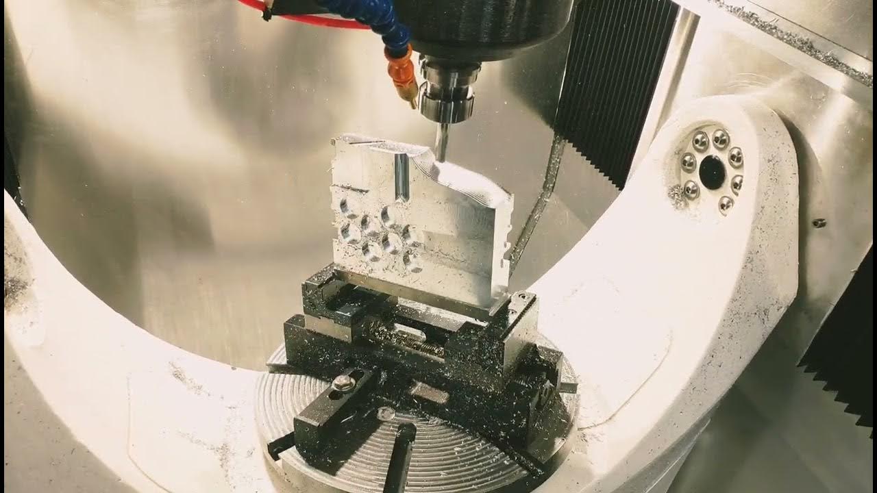 5 Axis simultaneous milling - YouTube