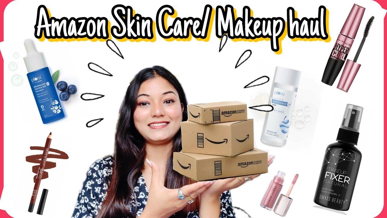 Amazon Skin Care /Makeup Beauty 💄Haul 🛍️|Trying*RICE WATER TONER* New ...