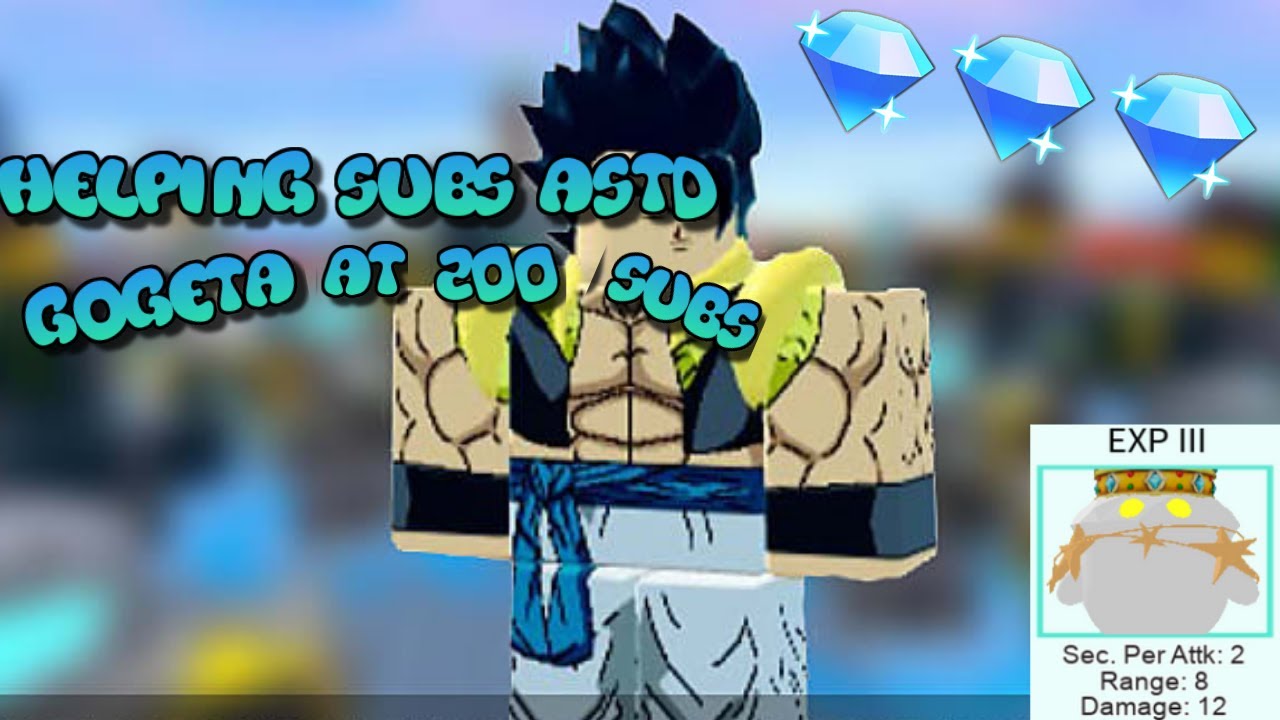 🔴 [ASTD Live|🔴Helping Subs Gogeta Giveaway at 200 Subs - YouTube