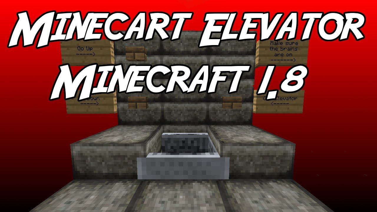 Minecraft: Minecart Elevator [1.8] - YouTube